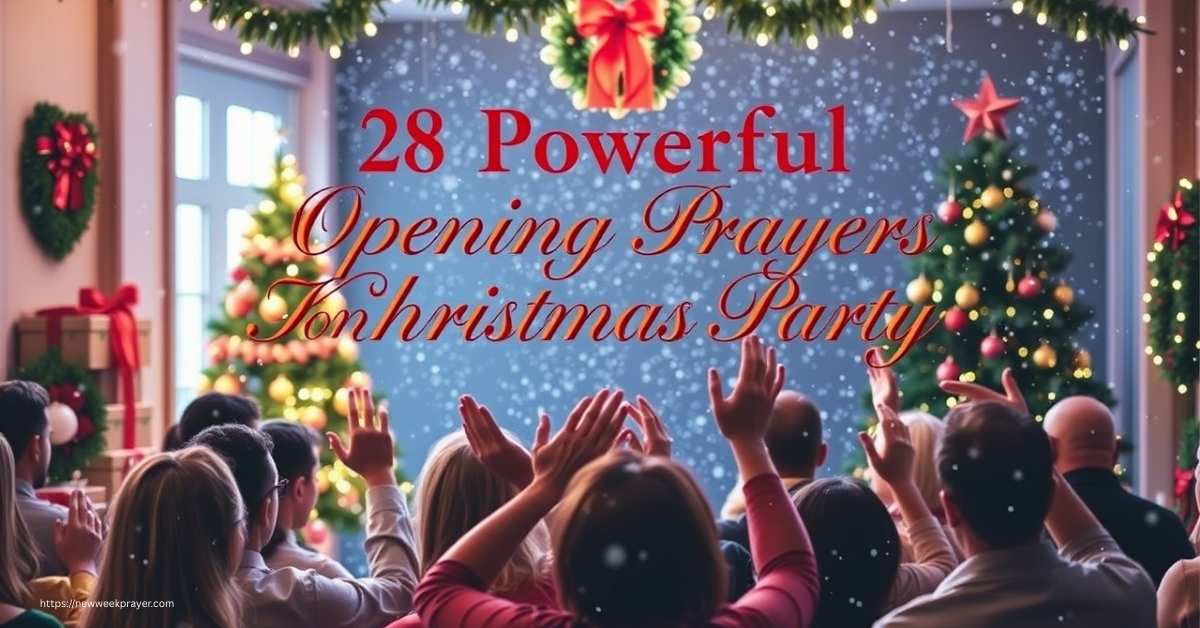 28 Powerful Opening Prayer For Christmas Party Tagalog