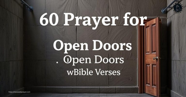 60 Powerful Prayer for Open Doors with Bible Verses