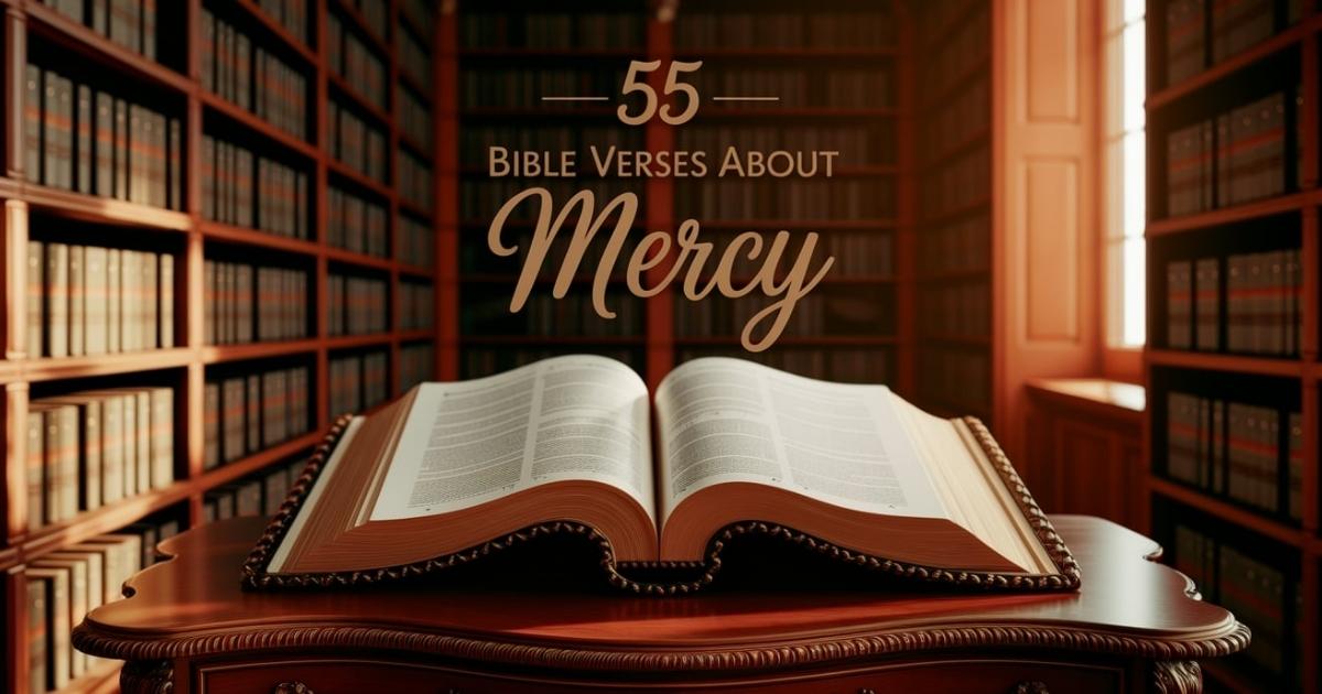 55 Powerful Bible Verses About Mercy